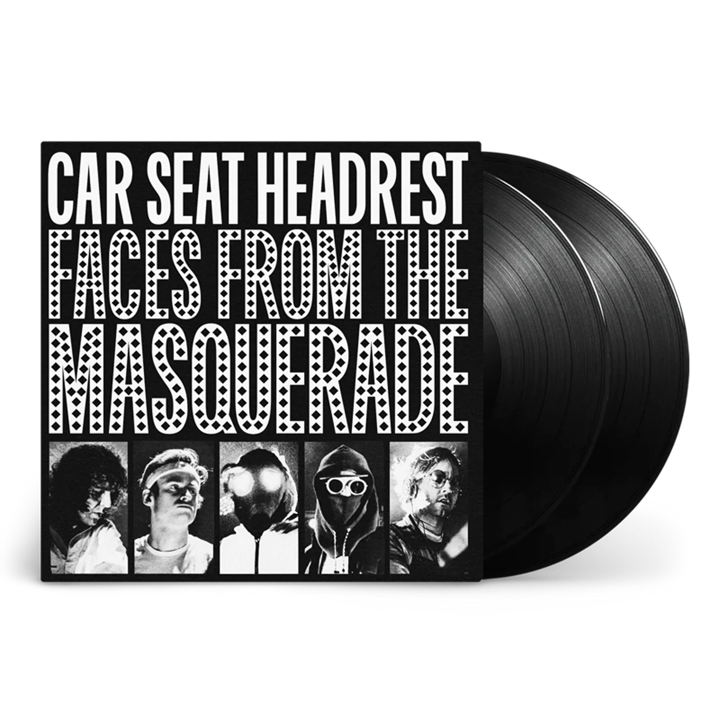 CAR SEAT HEADREST - Faces from the Masquerade Vinyl – JWrayRecords