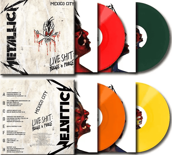 METALLICA - Live Shit Binge & Purge Unofficial Vinyl – JWrayRecords