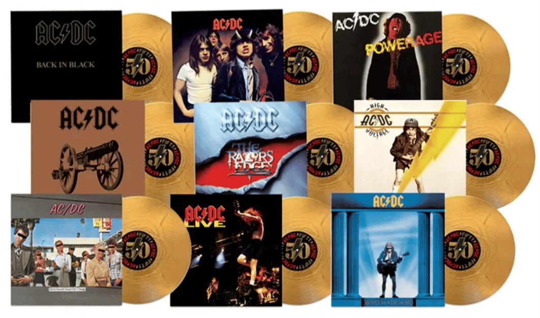 AC/DC - Gold Record Batch 1 Bundle Vinyl – JWrayRecords