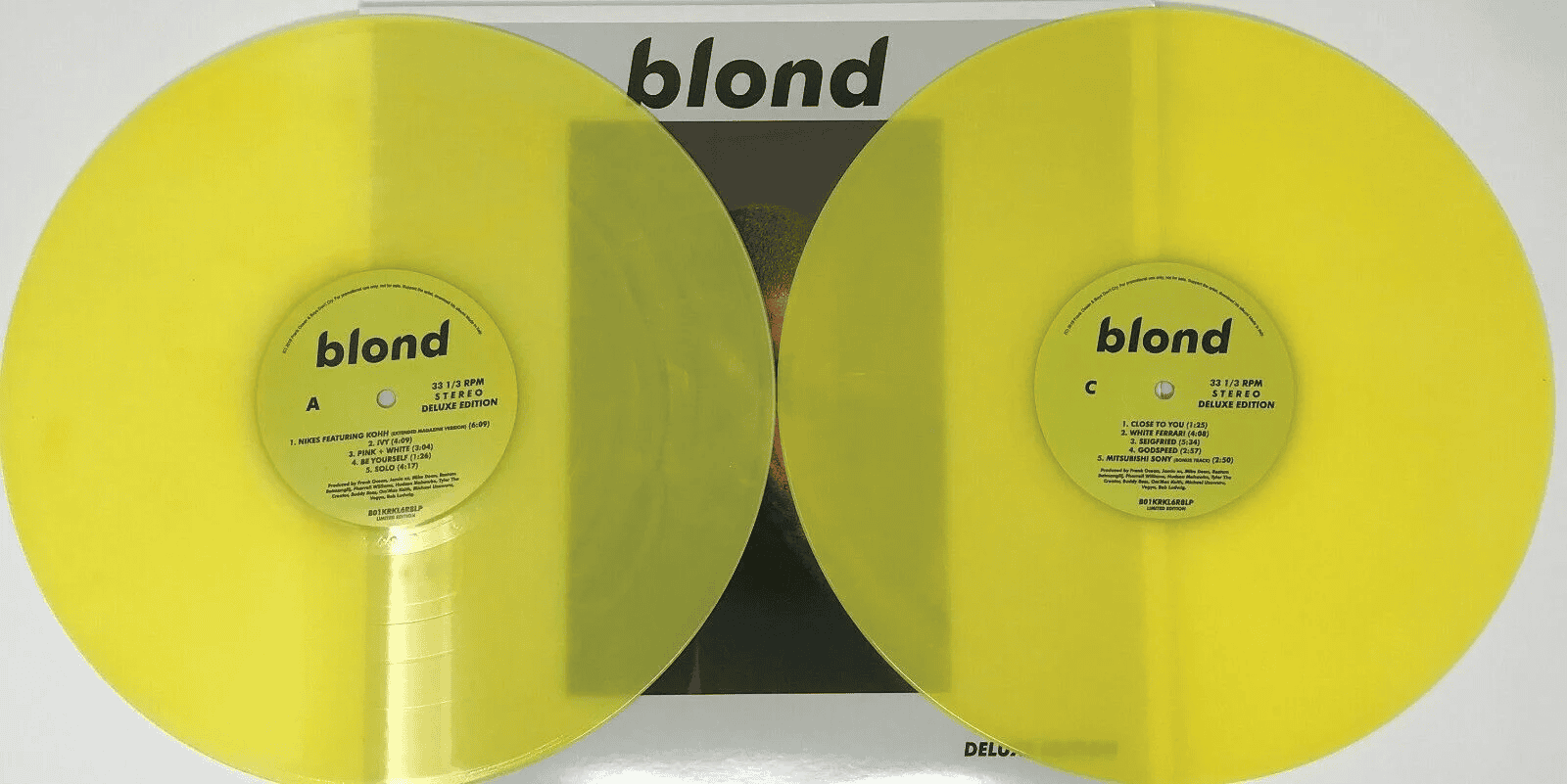 FRANK OCEAN - Blond (Deluxe Edition) Vinyl – JWrayRecords