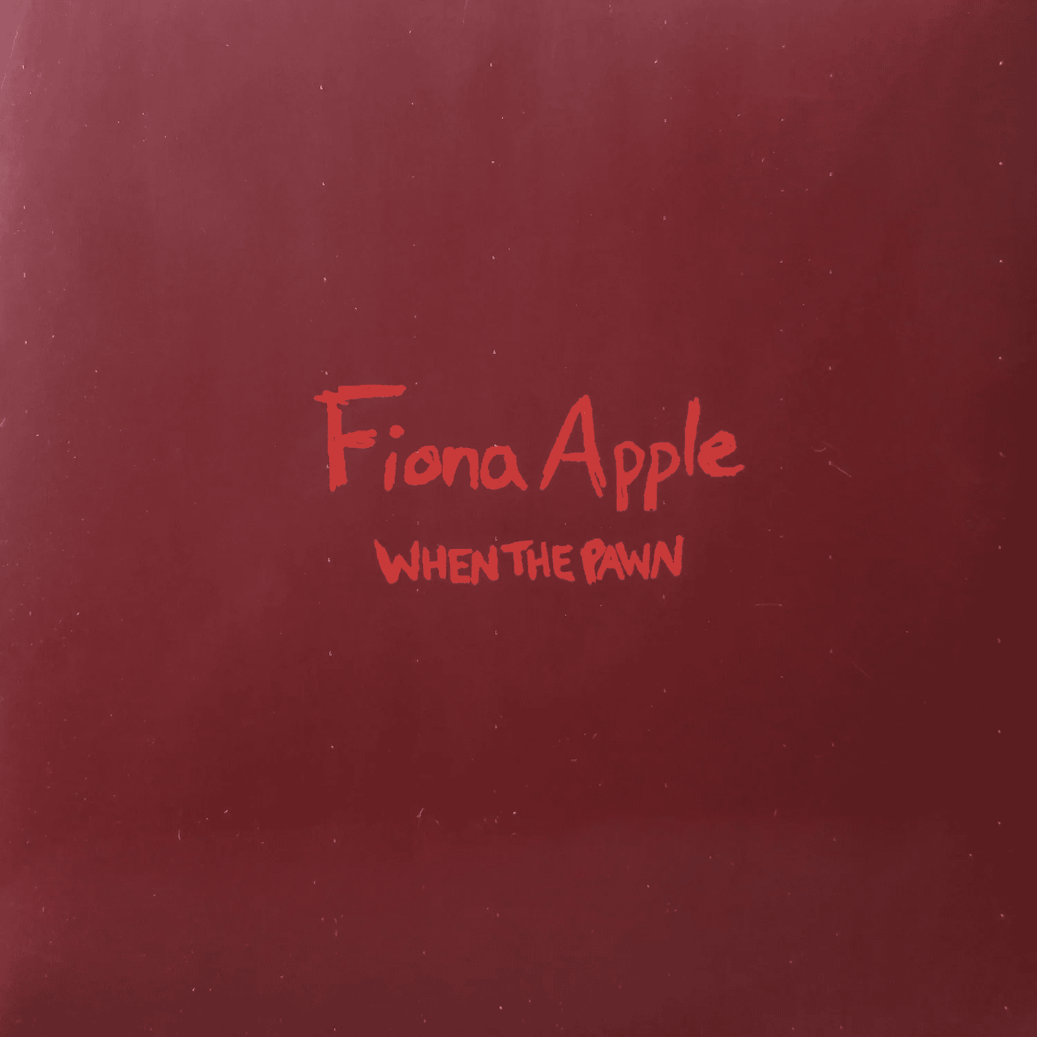 FIONA APPLE - When The Pawn... Vinyl – JWrayRecords